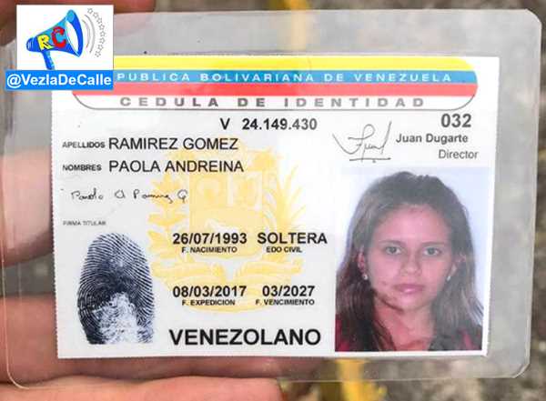 Así mataron los colectivos chavistas a Paola Ramírez, la segunda ...