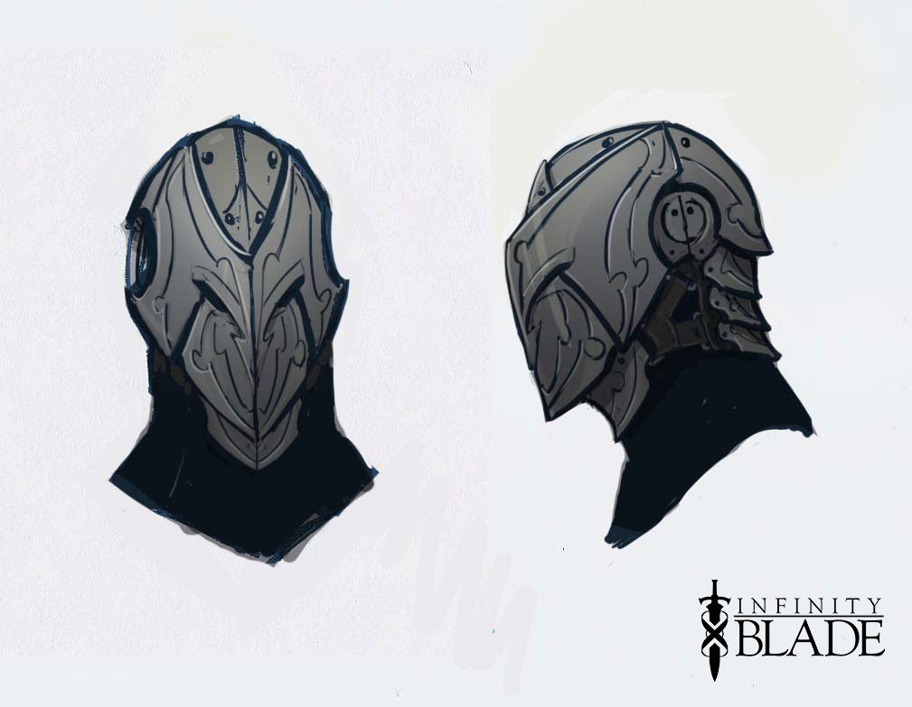 Knight Helmet Concept Art