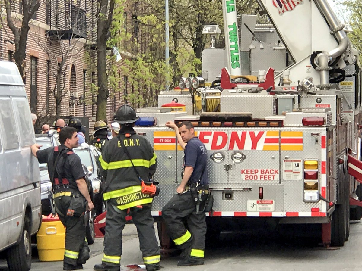Eyewitness: firefighter was climbing onto tower ladder from roof, when ...