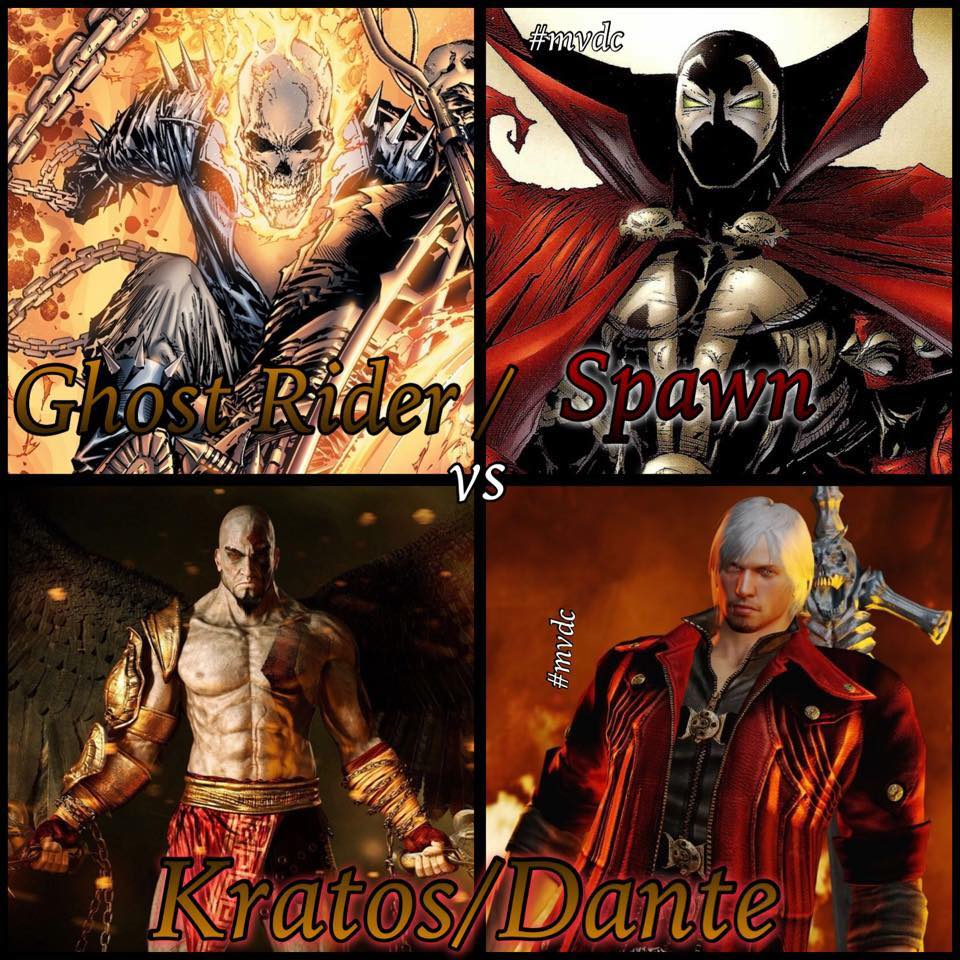 Kratos Vs Ghost Rider