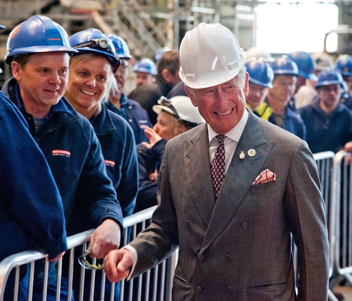 Prince Charles has visited BAE Systems Submarines site in Barrow in ...