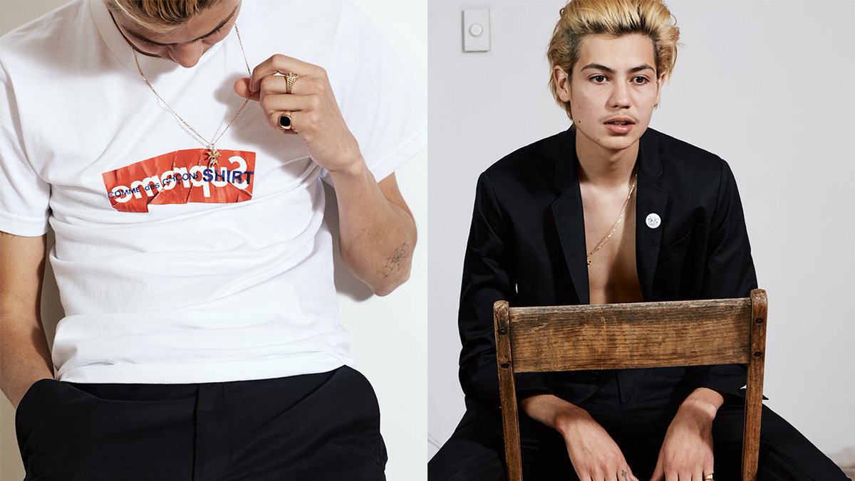 Ahead of the Comme des Garçons SHIRT x Supreme drop, Collier Schorr ...