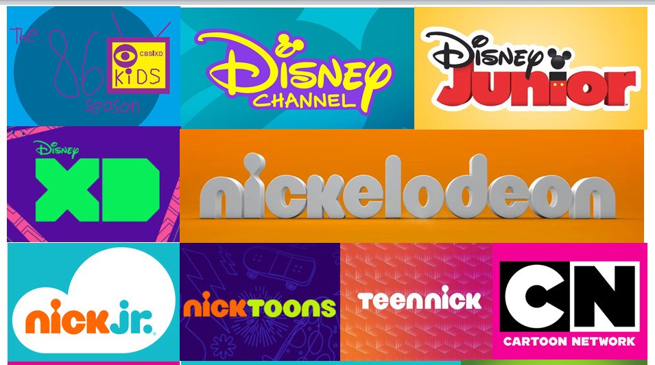 Cartoon Network Nicktoons Disney Channel Cartoon Network Nicktoons Disney Channel