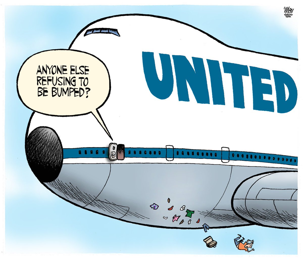 "The Friendly Skies" is today's UnitedAirlinesAssault cartoon in ...