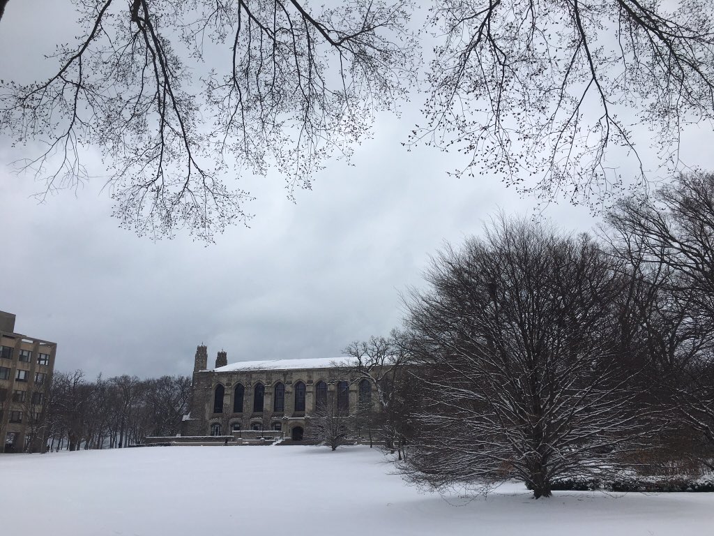 Northwestern University Campus Winter