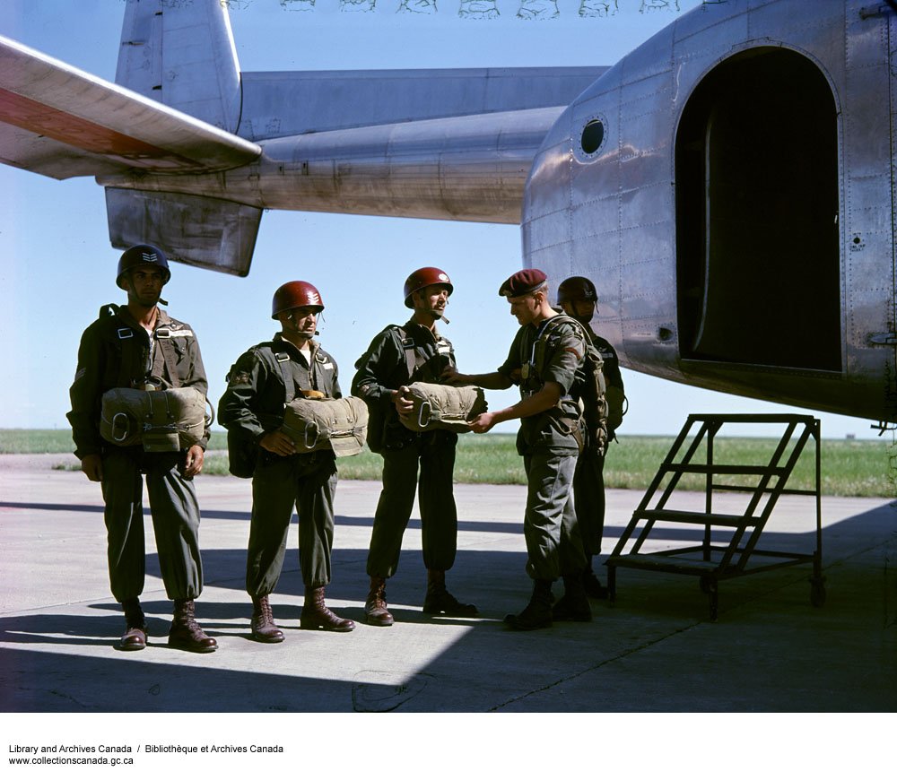 TBT to RCAF Station Rivers for vintage parachute training photos from ...
