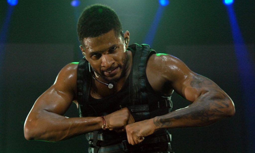 Usher Star Tattoos Usher Gets A Massive Tattoo On His Head And Neck