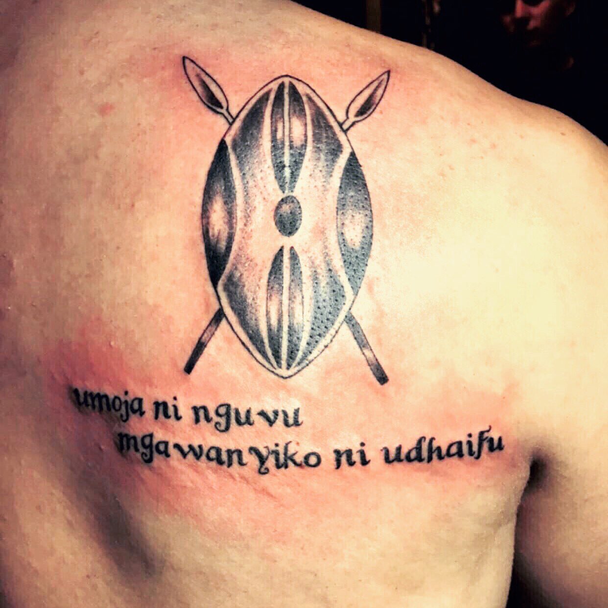 Kenyan Flag Tattoos South African Flag #foot #tattoo