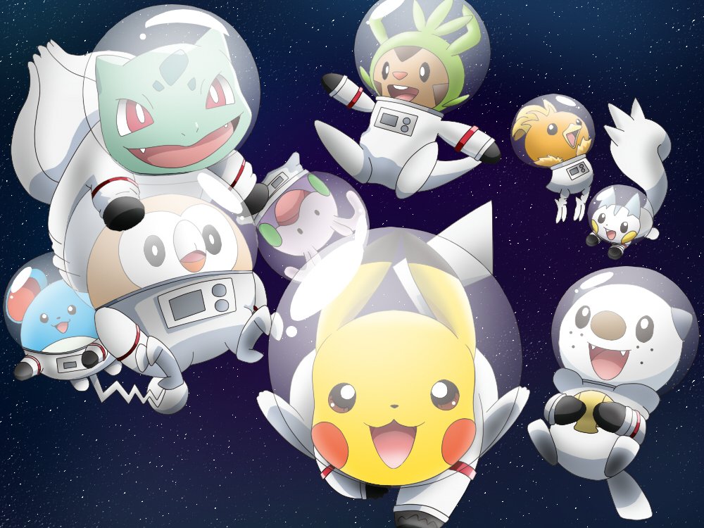Pokémon... in space?! (By コズミックスペース) : r/Pokemonart