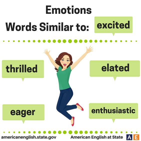 Feeling Words For Excited