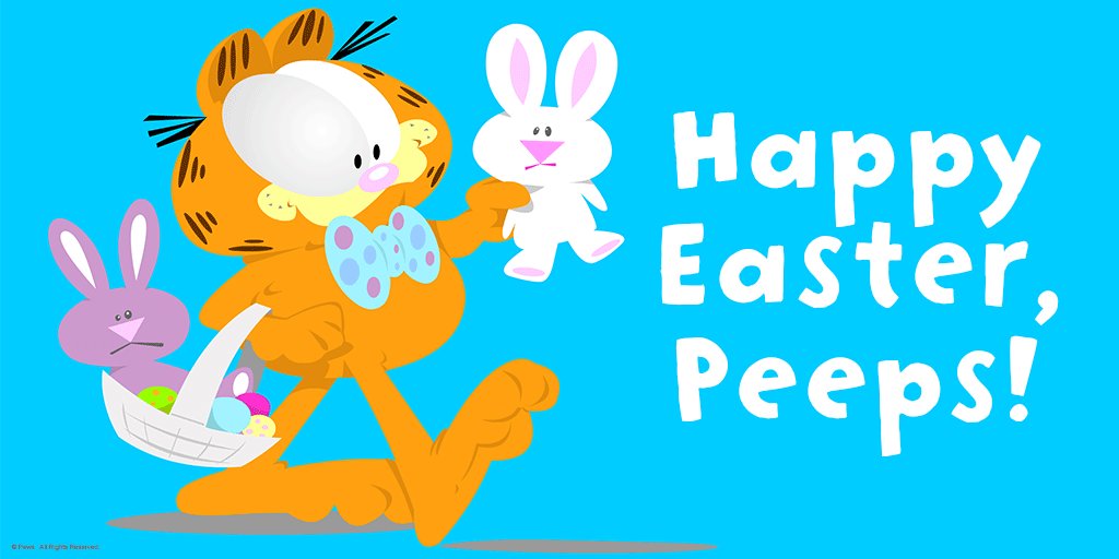 Garfield Happy Easter Timelines