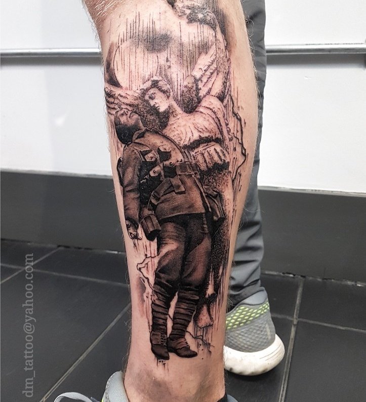 Soldier Angel Tattoo