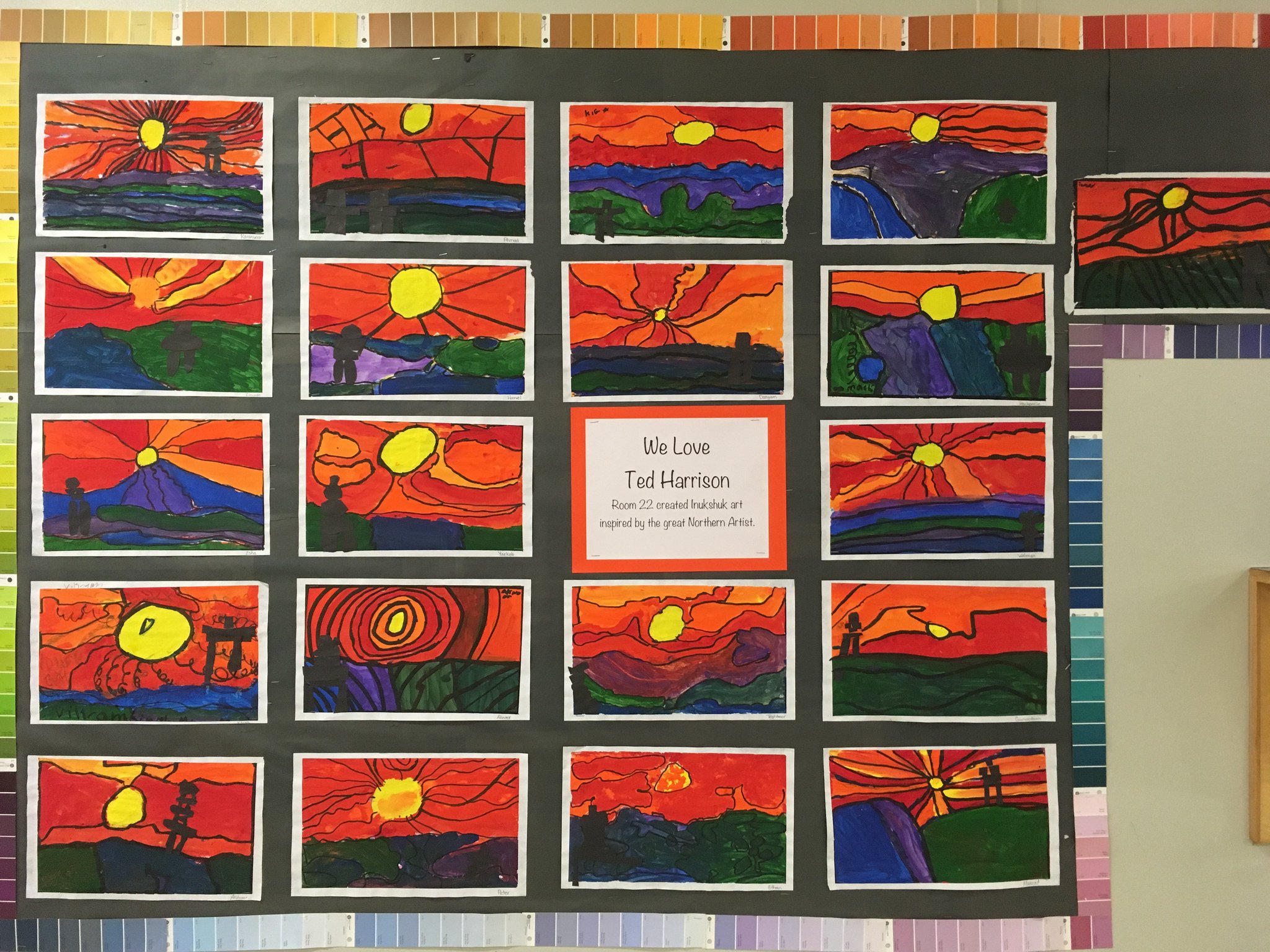 Ted Harrison Inukshuk