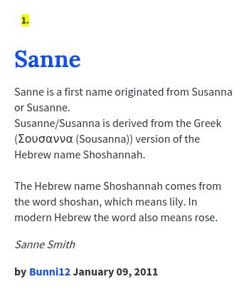 Susanne Name