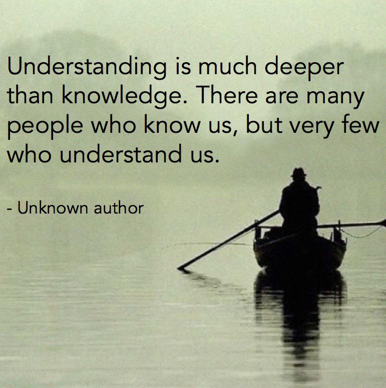 Understanding Is Deeper Than Knowledge Understanding