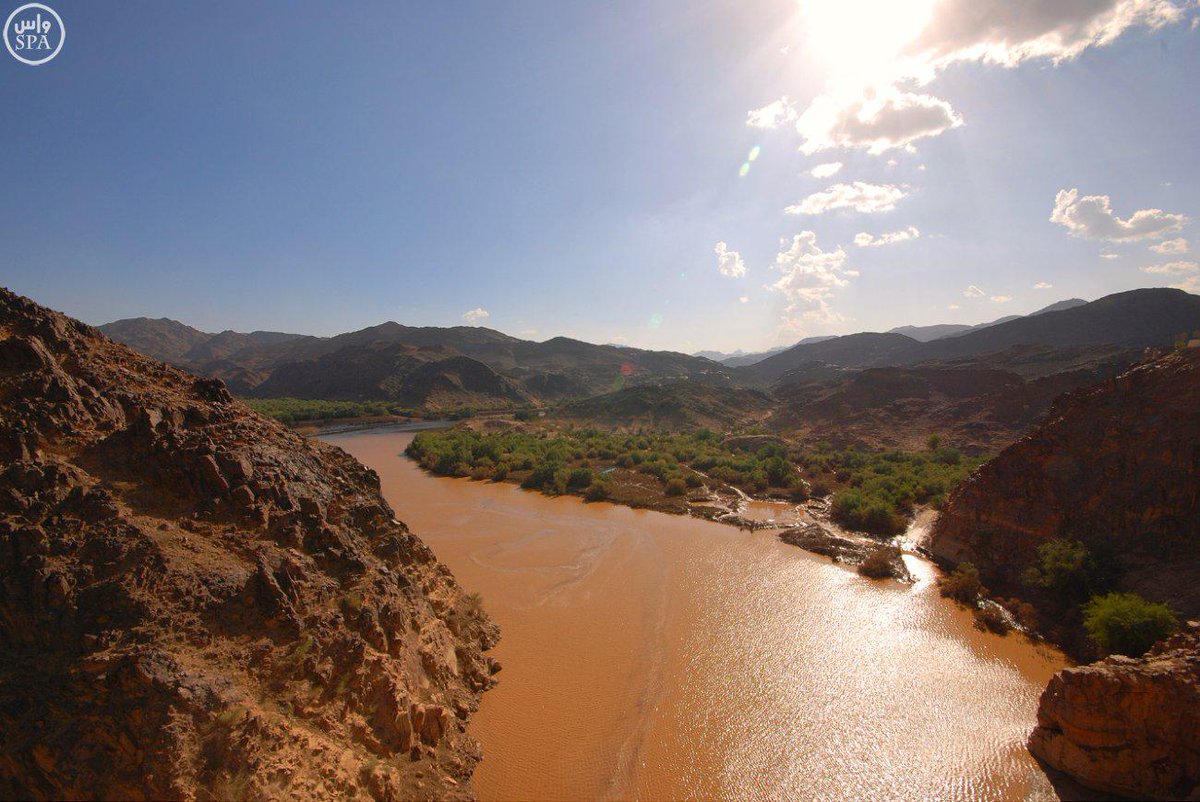 Scene near Najran Valley dam in southern Saudi. Breathtaking. –SPA ...