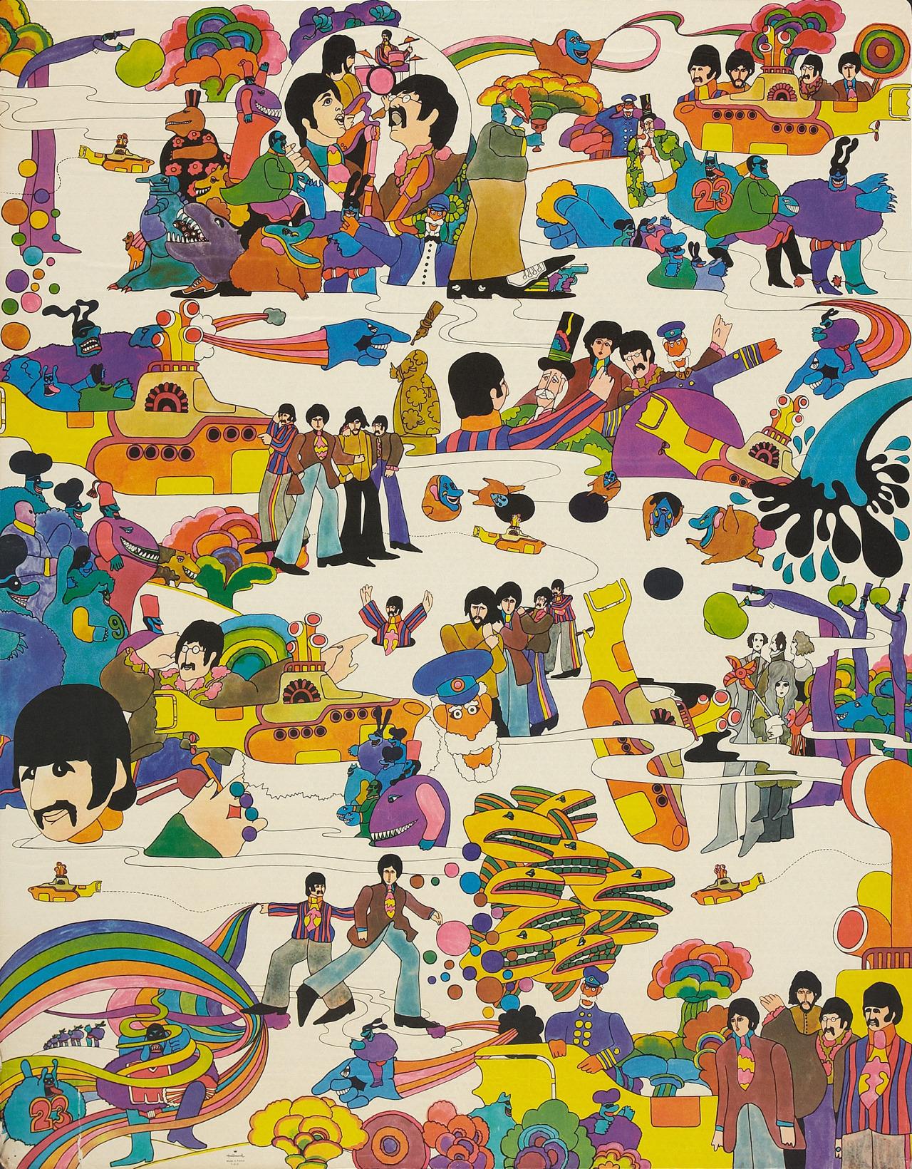 Beatles Yellow Submarine Wallpaper
