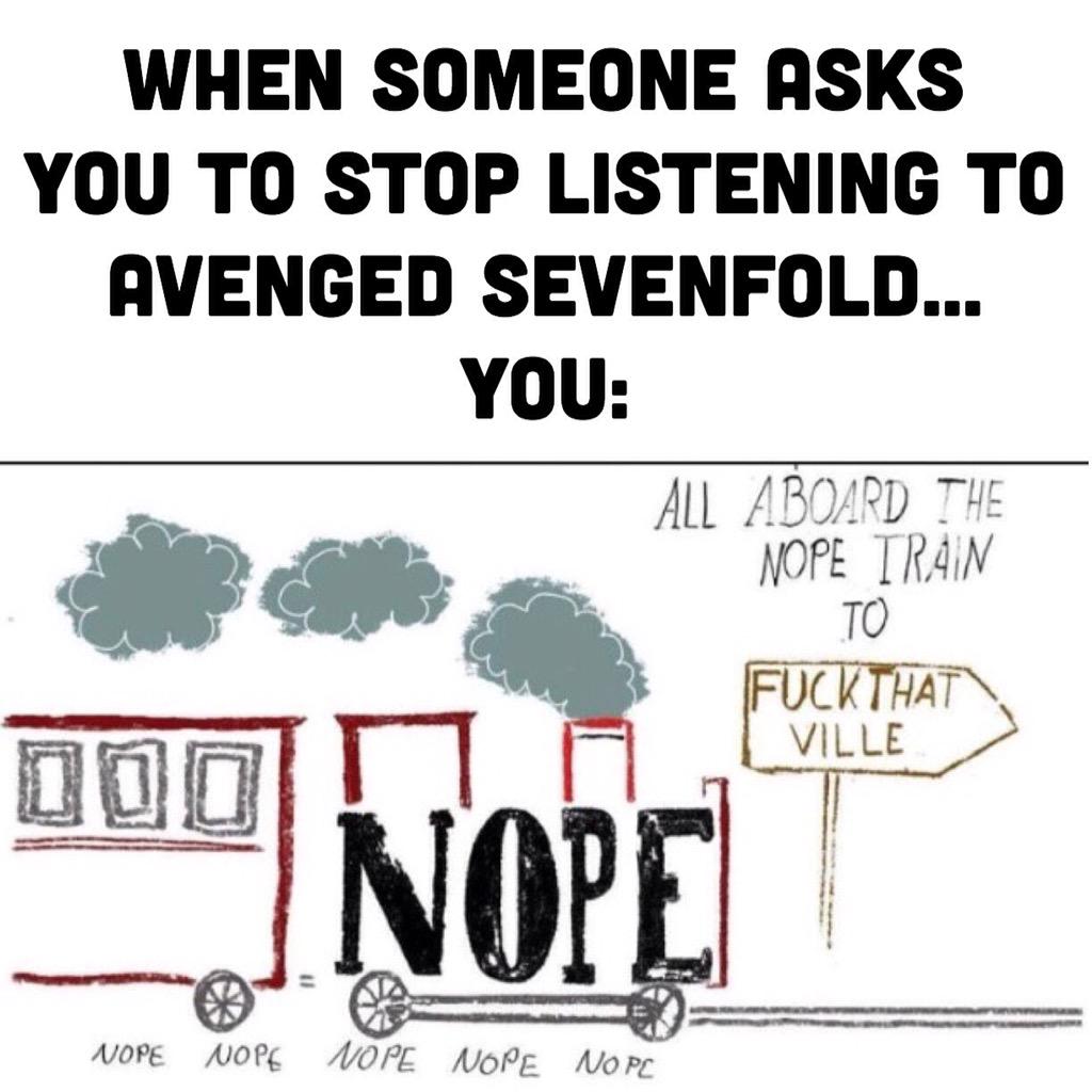 Nope Train To Nopeville