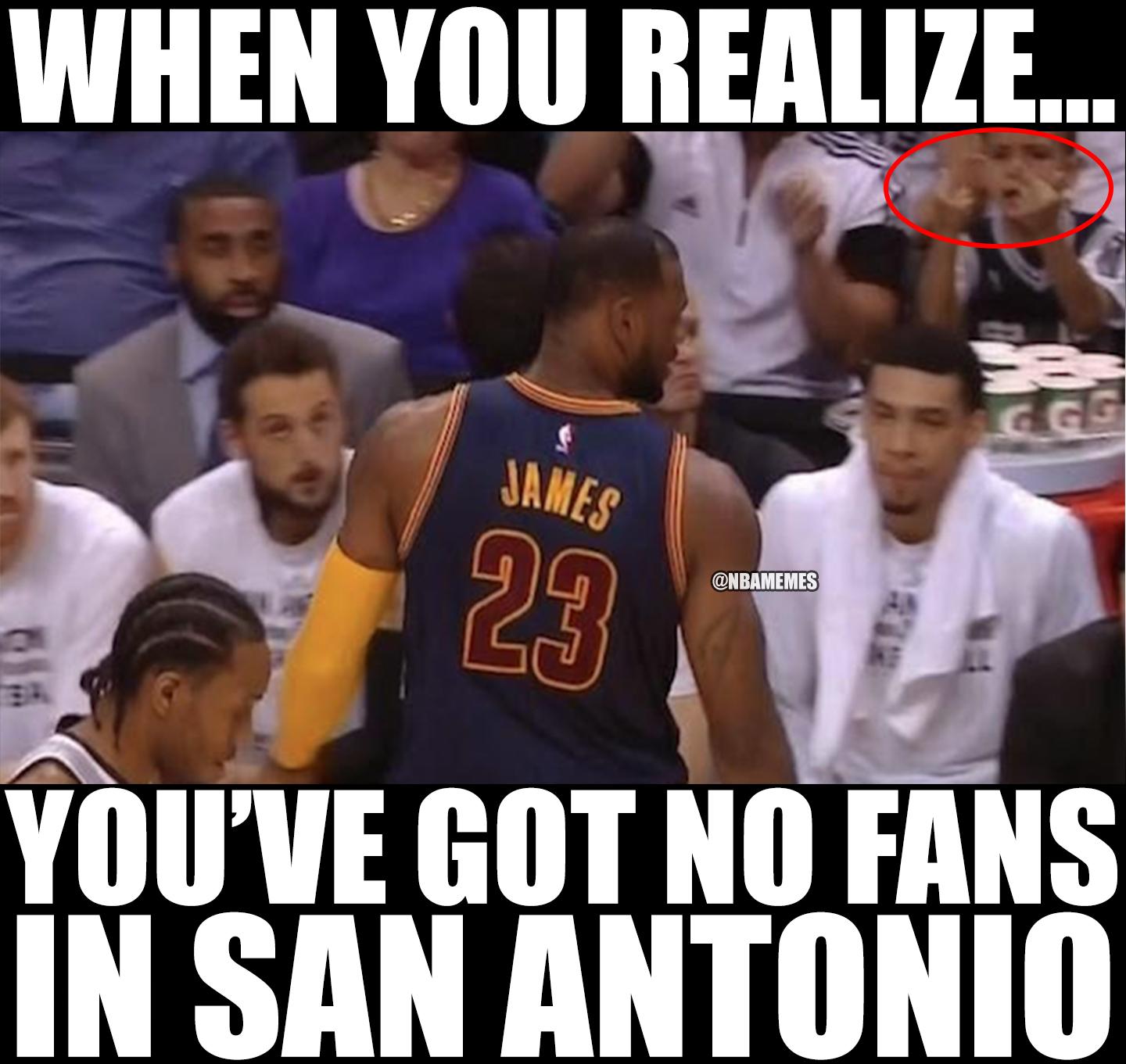 Lebron Spurs Meme
