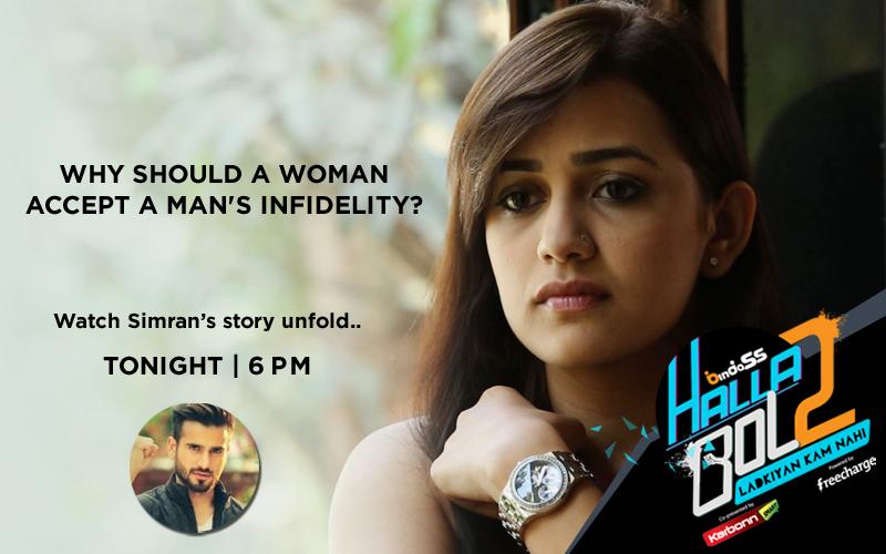 bindass on Twitter: "Watch Simran's fight another gender bias tonight at 6pm. #infidelity # ...