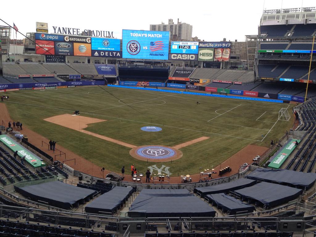 The field looks to be in pretty good shape for NYCFC home opener : r/MLS
