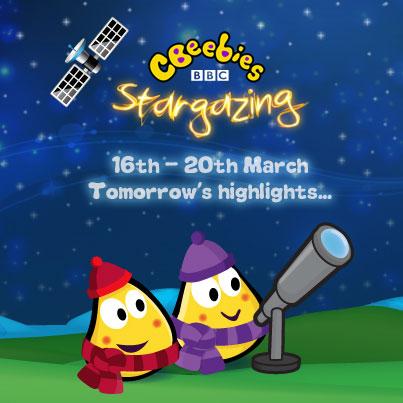 Star Week starts tomorrow on CBeebies - at 5.45pm CBeebies Stargazing ...