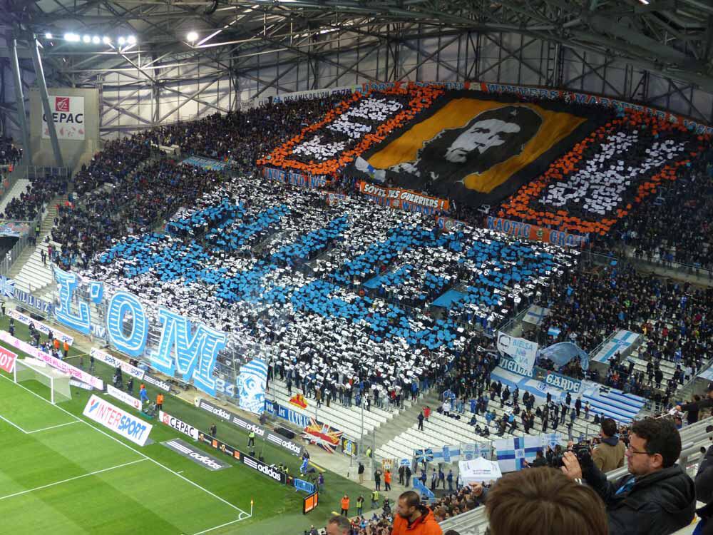 Marseille fans win the Tifo of the weekend award ahead of their big ...