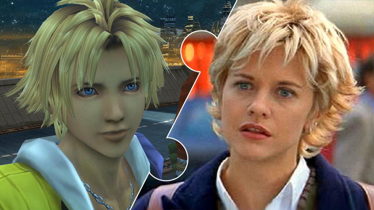 Final Fantasy X's Tidus looks just like Meg Ryan. And 24 other uncanny ...
