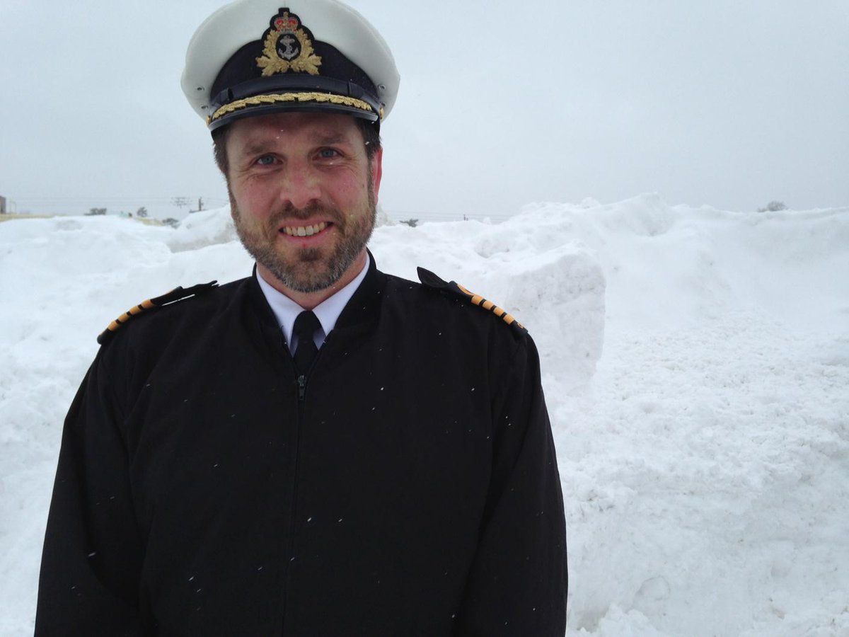 Base Commander Angus Topshee of CFB Halifax: "We have surrendered to ...