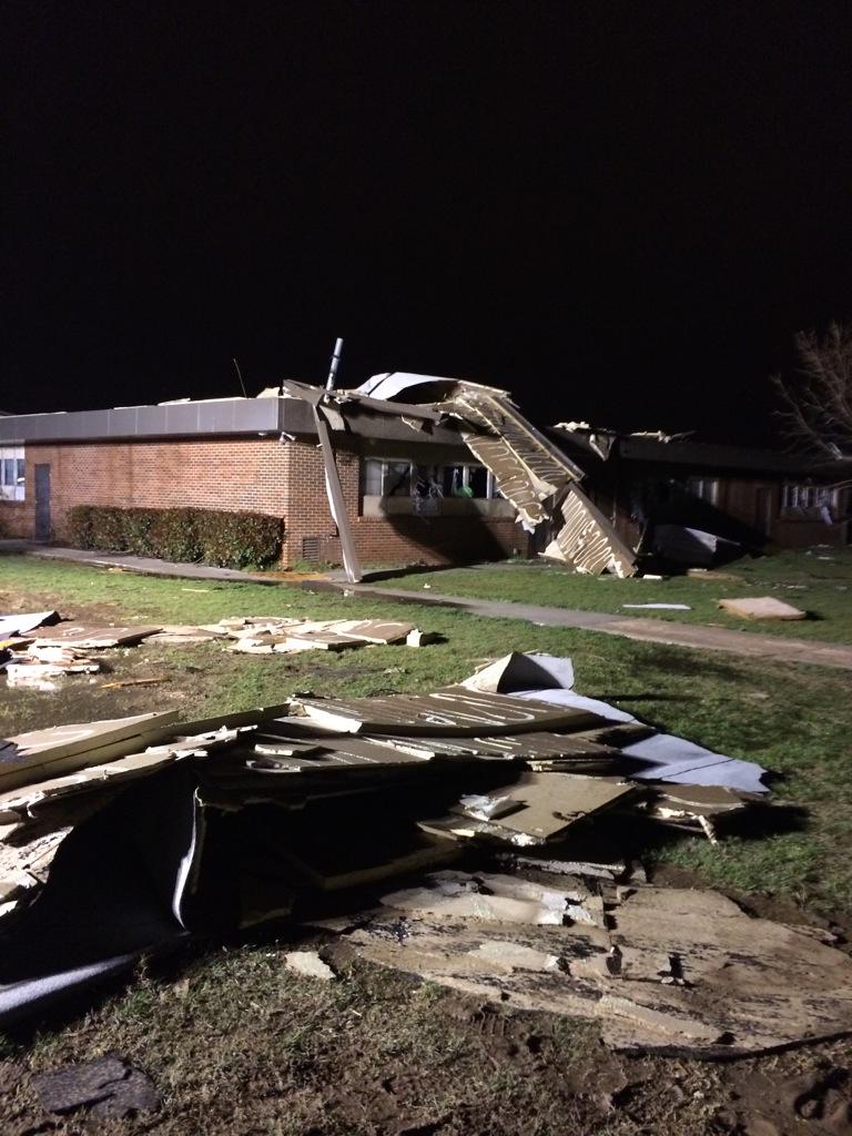 At least 10 classrooms destroyed and significant roof damage to ...