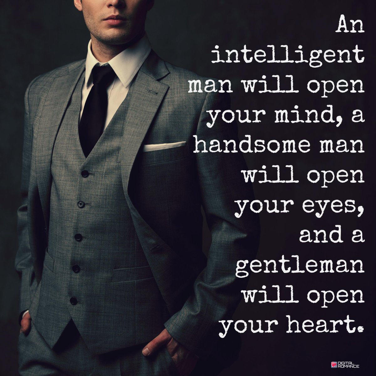 Intelligent Looking Man