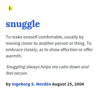 Snuggle Definition Wall Sign, 12x24, 56% OFF