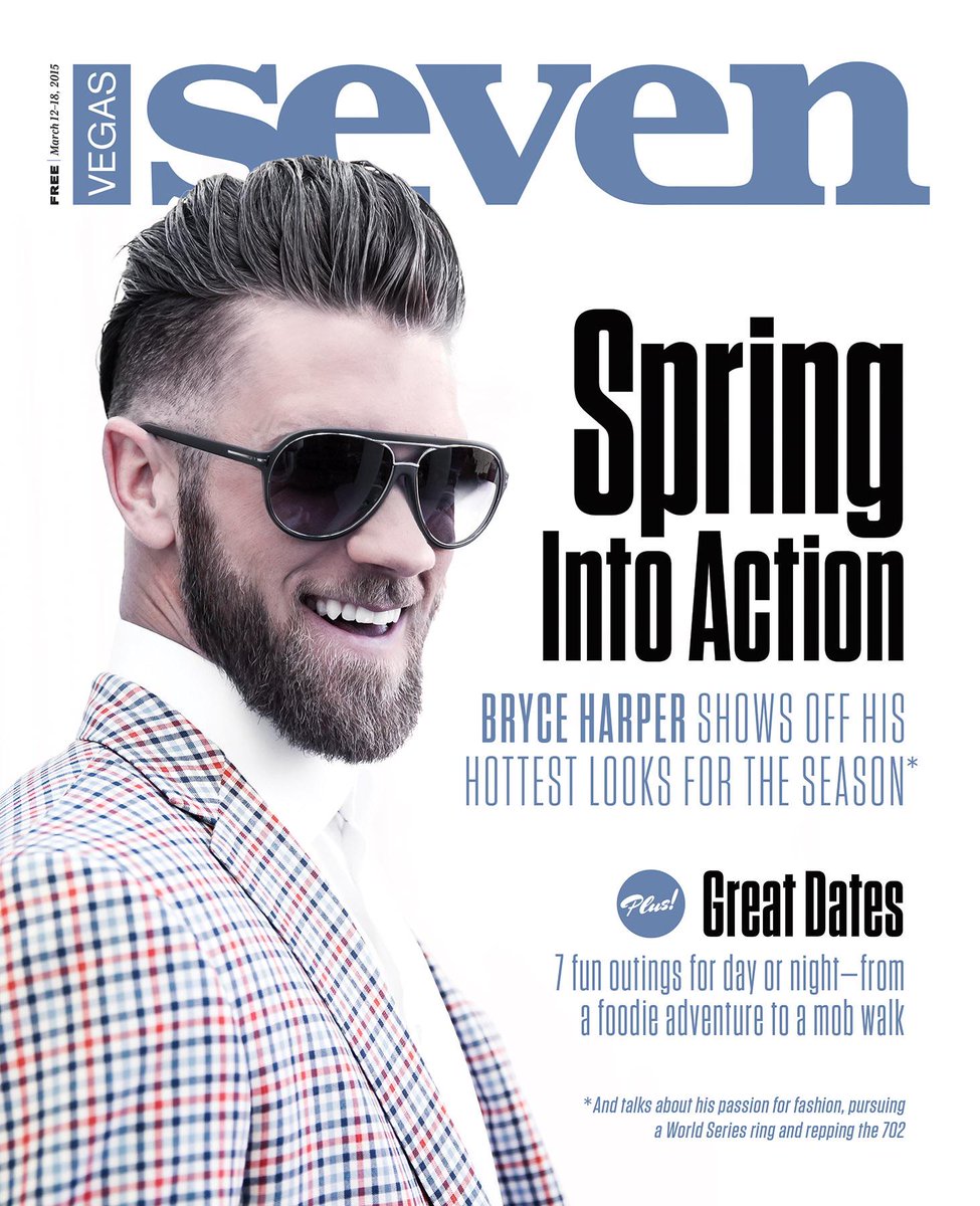 Bryce Harper Covers Vegas Seven Magazine | Terez Owens | Scoopnest