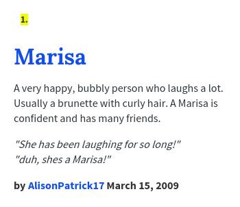 Marisa Meaning