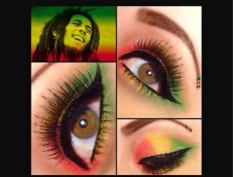 Rasta Makeup