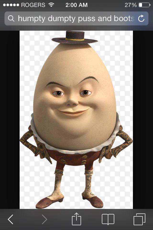 Puss In Boots And Humpty Dumpty