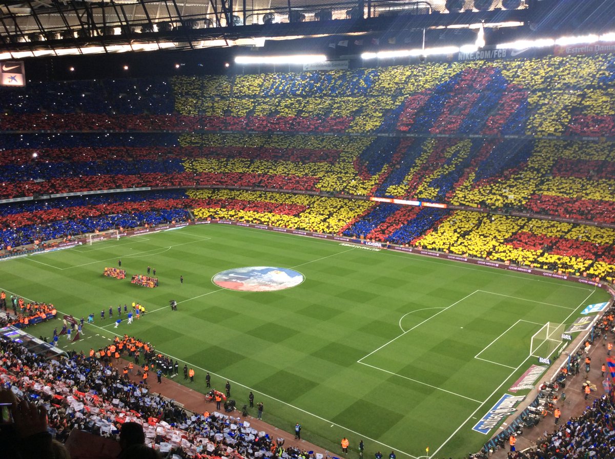 Barca v Real Madrid crowd 98,760 - officially bigger than the JPT final ...