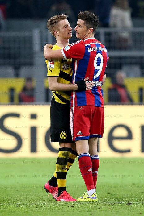 Marco Reus And Robert Lewandowski