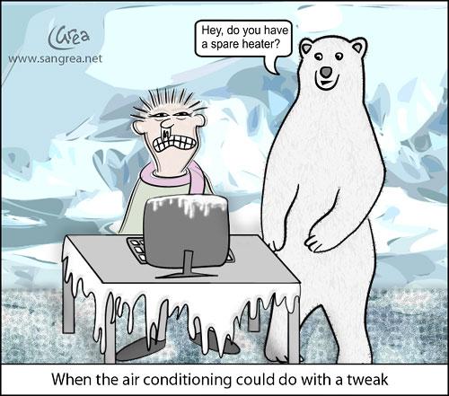 Cold Office Air Conditioning Meme