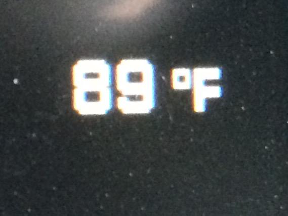 Yep, it's march + thermometer reading 89 degrees in #sanjose # ...