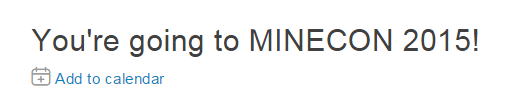 Got my tickets to Minecon! Who's going? :D : r/Minecraft