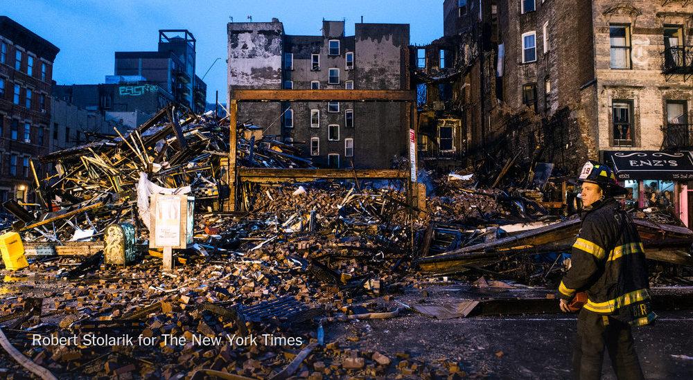 Photos from the aftermath of the explosion of a building in NYC's East ...
