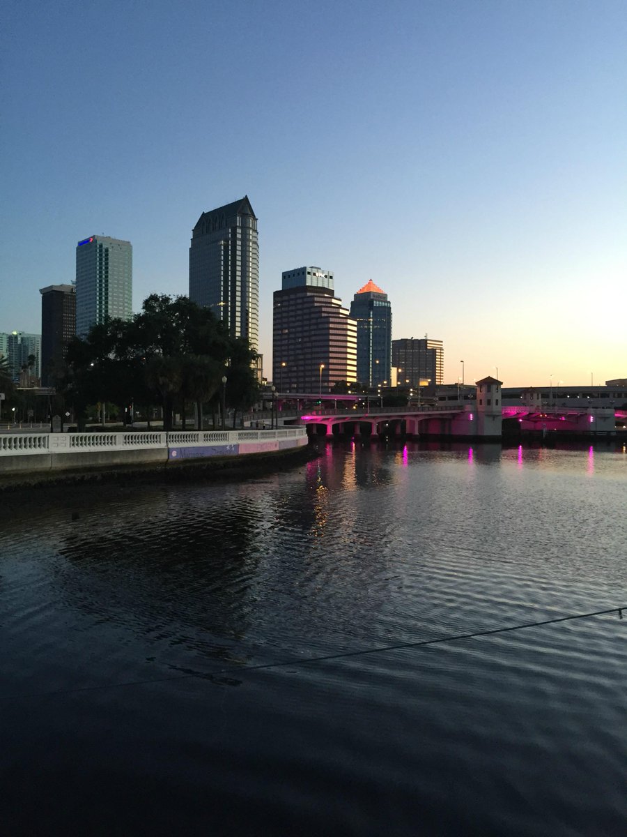 Good morning! Beautiful sunrise over Tampa Bay today. UpWithABC | ABC ...