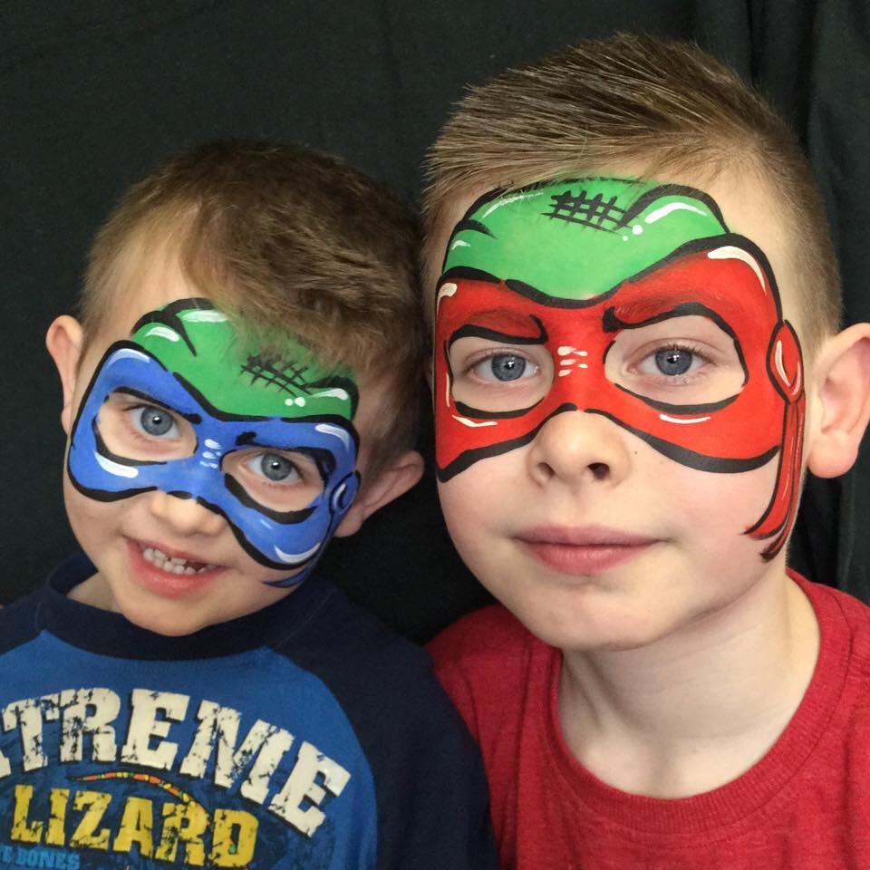 Teenage Mutant Ninja Turtles Face Painting Ninja Turtle Face Paint