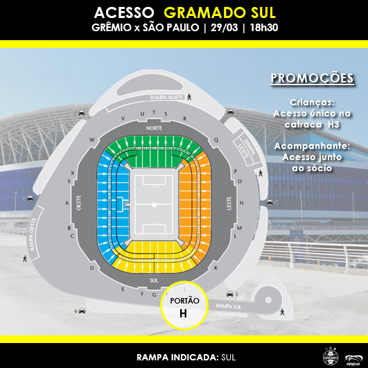 Arquibancada Norte Confira Os Acessos Para Quem Vai à Arquibancada