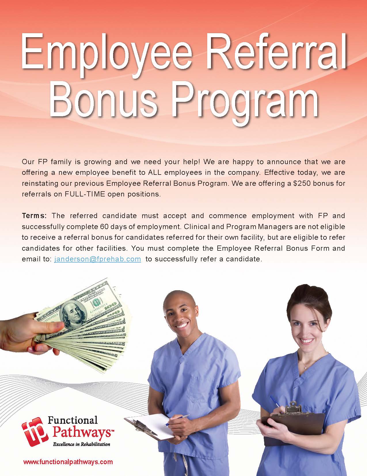 Employee Referral Bonus Flyer