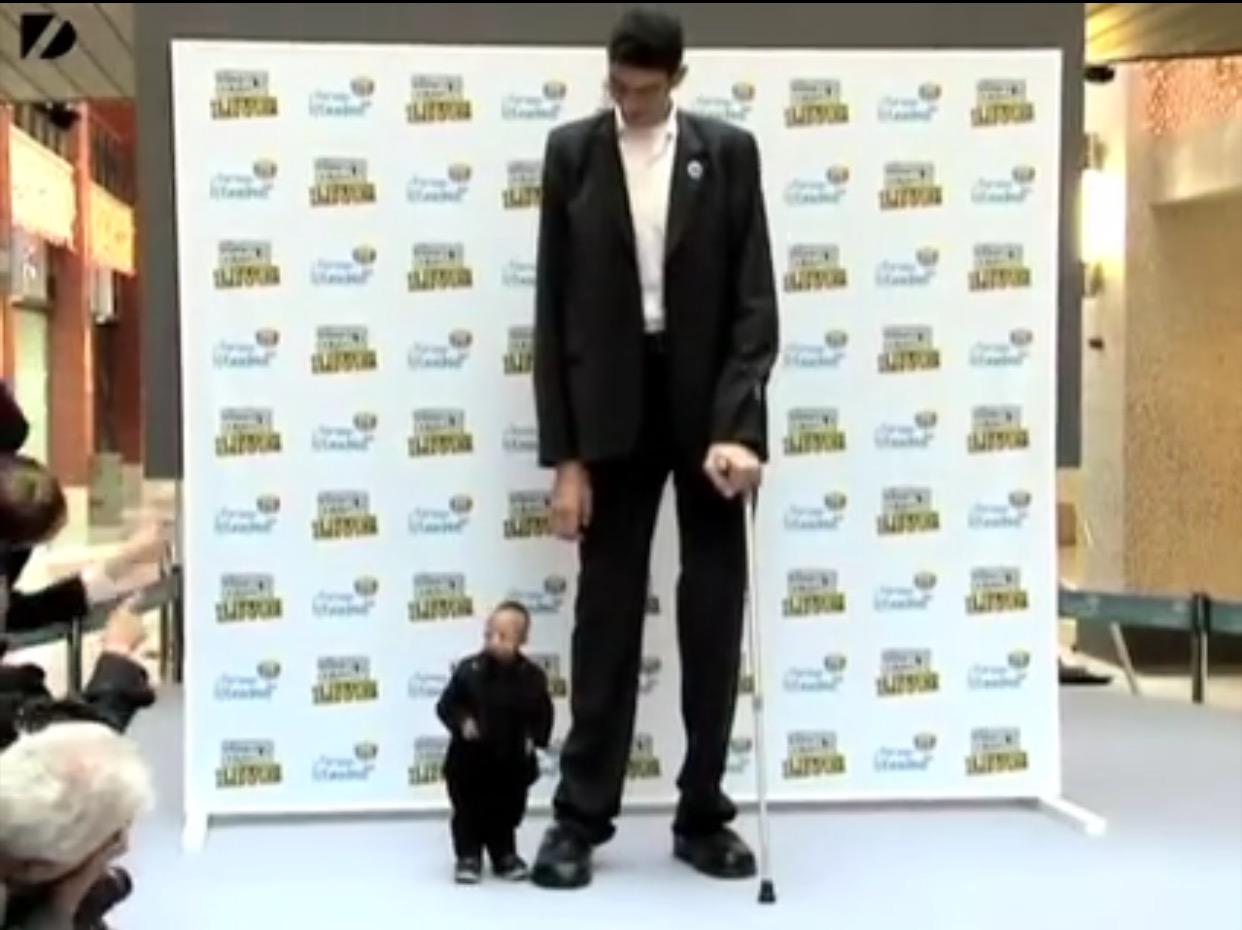 Smallest And Tallest Person In The World