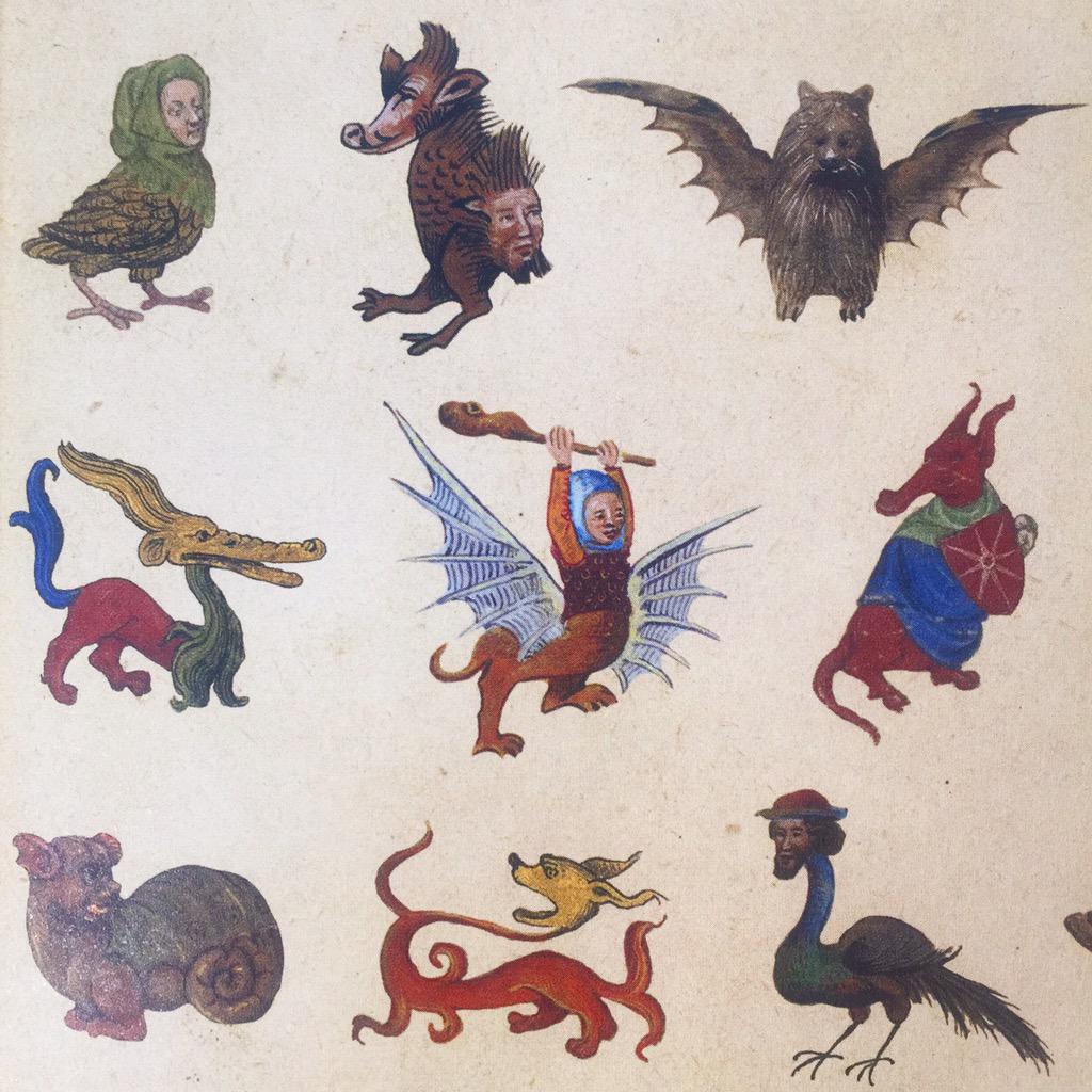 Medieval art, Medieval drawings, Medieval monsters