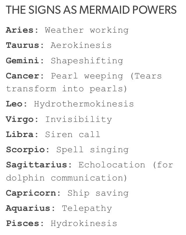Zodiac signs mermaid 60 photos - Youhoroscope.com