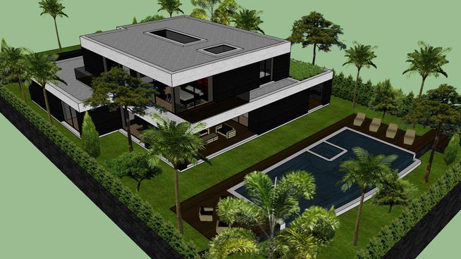 Modern House Sketchup